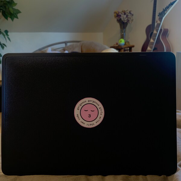 Tech Coding Compiling Programmer Waterproof Sticker | Hydroflask Laptop ...