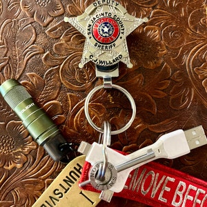 Handcrafted Texas Masonic Key Chain - Etsy