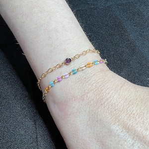 Enamel Chain, Multi Color Chain, Permanent Jewelry Bulk Enamel Chain ...