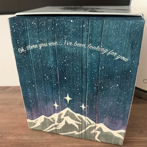 A Court of Thorns and Roses Series- ACOTAR - Fore-edge Painting - Hard ...