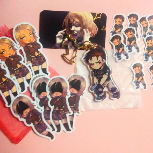 OW: 3' Epoxy Charms Juno and Venture - Etsy