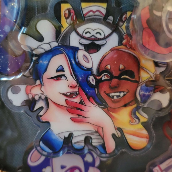 Splatoon Squid Sisters Deep Cut off the Hook Nintendo Vinyl Stickers - Etsy