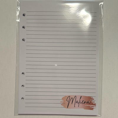 A5 Devotional Inserts PRINTED Bible Study Notes Christian Planner ...