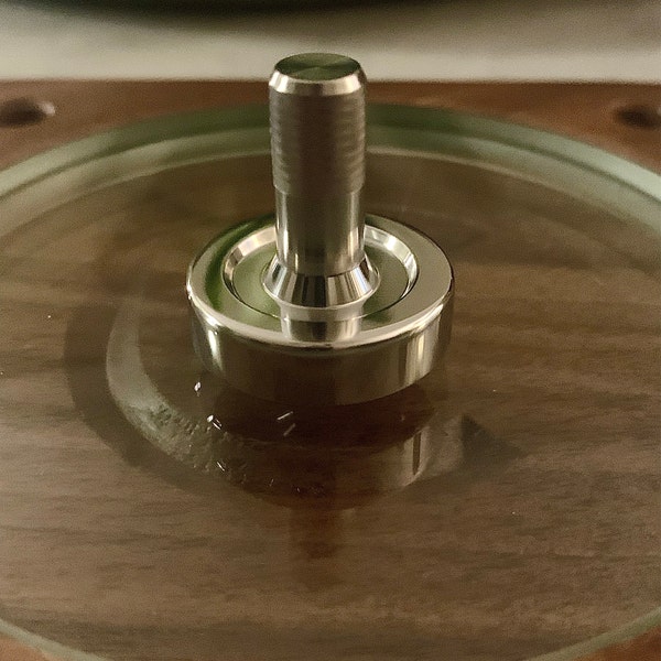 Schulte Stainless Steel Metal Spinning Top | Adult Fidget Spinner ...