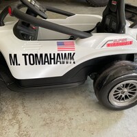 Rally Driver Decal Customizable Name and Flag - Etsy