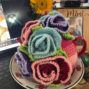 Rose Tea Cozy Crochet Pattern: 6-cup Teapot (PDF Pattern) - Etsy