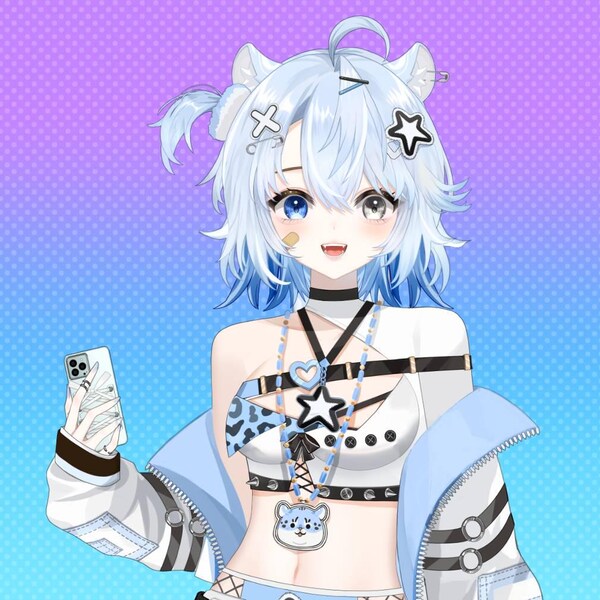 Live2DModel Snow Leopard [Vorgefertigtes Vtuber Modell/FULLY RIGGED ...