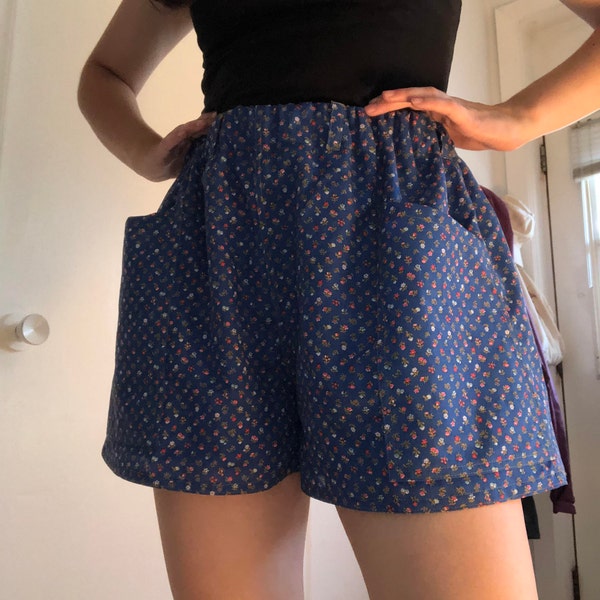High Waist Wide Leg Shorts Sewing Pattern: Andy Design (PDF Download ...