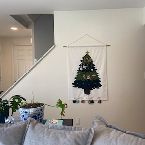 Christmas Tree Advent Calendar, PDF Sewing Pattern, Christmas Decor ...