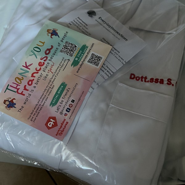 Custom Personalized Embroidered Lab Coat, Doctor Women & Men ...