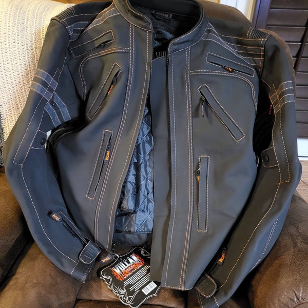 Custom Made Leather Motorcycle Racing Jacket - Etsy