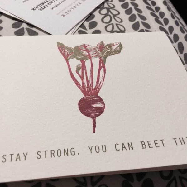 Stay Strong Card - Keep up the Fight - Get Well Soon Card. Friend With ...