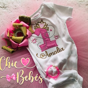 Princess Tiara + Pearls #1 Applique Machine Embroidery Design Birthday ...