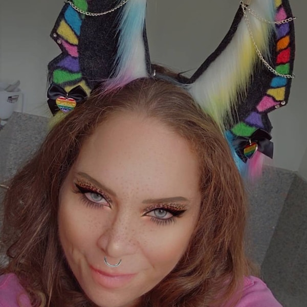 Calico Neko Ears | Realistic Calico Cat Ears | Anime Neko Ears | Cat ...