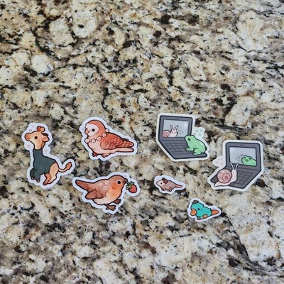 Hummingbird Moth Sticker / Waterproof Vinyl Sticker, Water Bottle ...