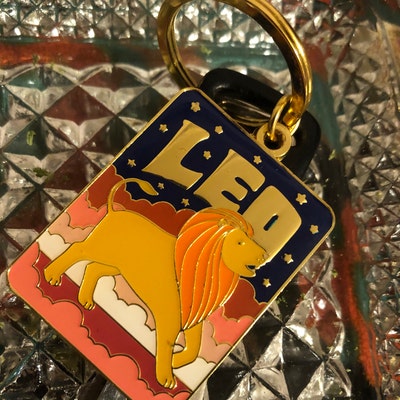 Leo Keychain - Etsy