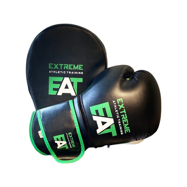 Athllete Boxing Training Set, Boxing Gloves and Punching Mitts Set ...