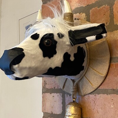 Sheep Head Faux Taxidermy Handmade Fabric Lamb Wall Mounted - Etsy