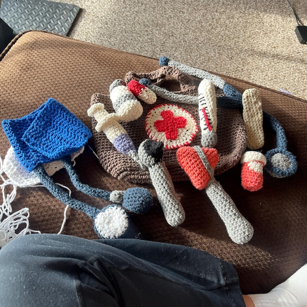 Doctor Kit Crochet PATTERN ONLY! PDF Download Knotmonsters Amigurumi ...