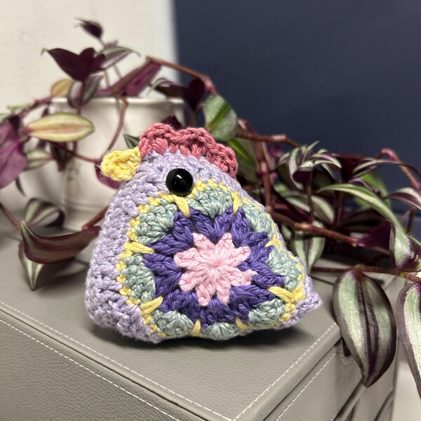 Spring Court Granny Square Crochet Pattern · DIY Yarn Fiber Art ...