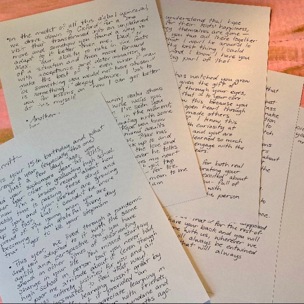 Invisible Ink Handwritten Letter. With Your Words to Whomever You Like ...