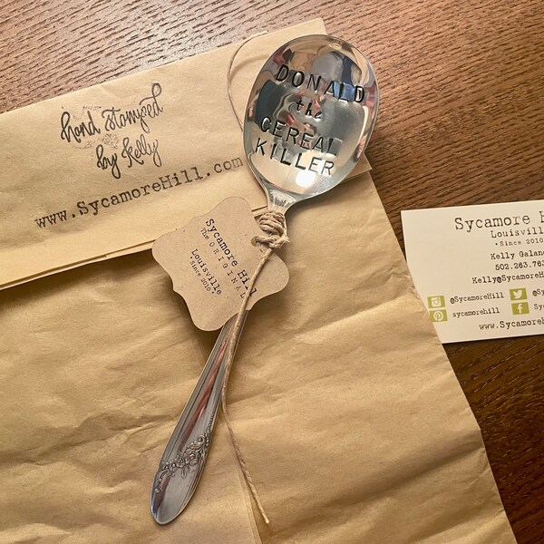 THE ORIGINAL Cereal Killer ™ Spoon by Kelly Galanos for Sycamore Hill ...
