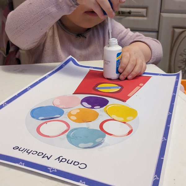 Solar System Busy Book Page, Planet Matching Worksheet for Toddlers ...