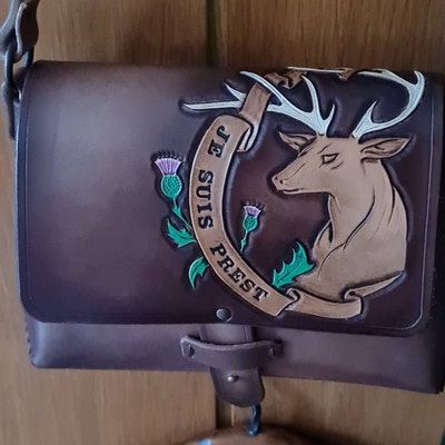 Green Door Bag Hobbit Inspired Bag End Leather Bag Baggins Door Gandalf ...