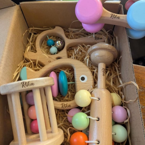 Custom Wooden Musical Instrument Set, Personalized Wooden Instrument ...