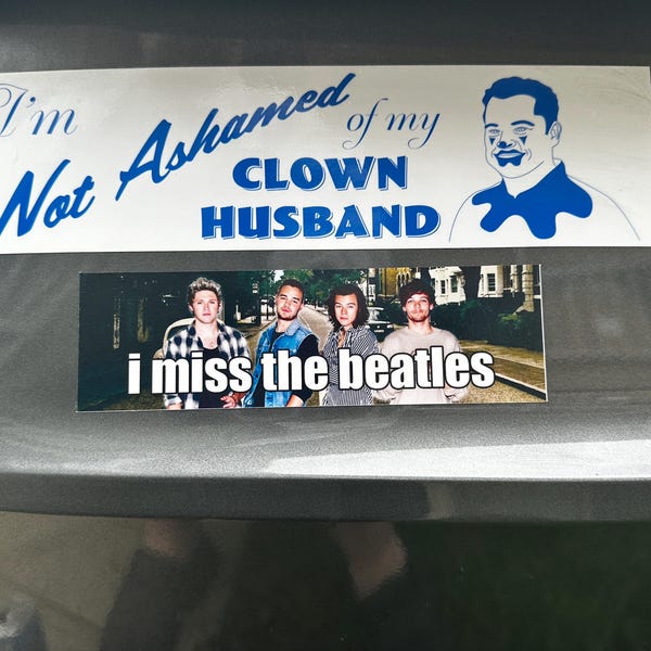 I Miss Funny Meme Bumper Sticker & Car Magnet - Etsy