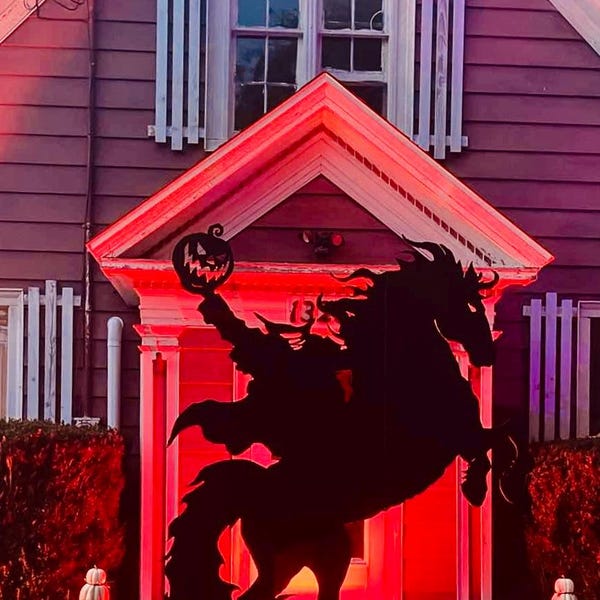 8ft Headless Horseman Template When Made. Printable Trace and Cut ...