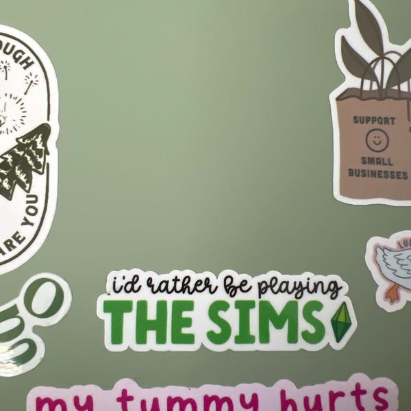 The Sims Sticker Pack the Sims Stickers Simmer Sticker Set Plumbob ...