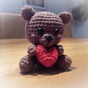 The Love Bear CROCHET PDF PATTERN english - Etsy