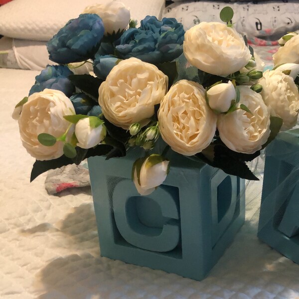 ABC Block Centerpiece, Popular Centerpiece, Baby Shower Centerpiece ...