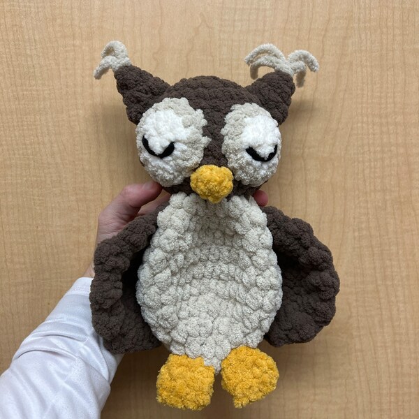 Pattern: Oakley the Owl Snuggler Pattern, Crochet Owl, Crochet Pattern ...