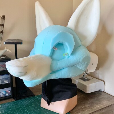 Canine Fursuit Head Base Pattern PDF Download - Etsy