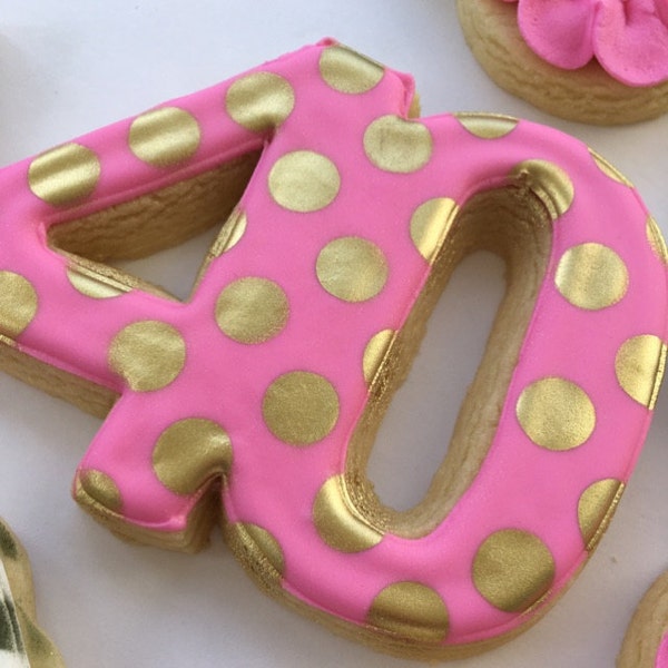 40 Forty Cookie Cutter and Fondant Cutter and Clay Cutter - Etsy