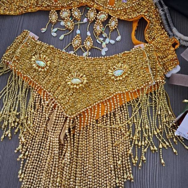 ORANGE CORSET Cage Outfit-sci Fi-samba Costumes Carnival-mardi Gras ...