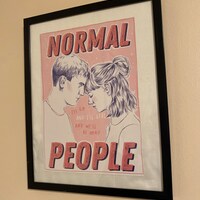 Normal People A4 Print - Etsy UK