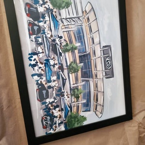 Michigan Stadium Print/ the Big House/ University of Michigan | Etsy