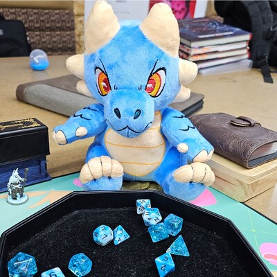 Blue Dragon Chromatic Dragon Pins Dungeons & Dragons 5e Inspired Hard ...