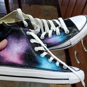 Buy Galaxy Converse, Galaxy Shoes, Galaxy Hi Tops, Custom Converse ...