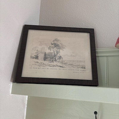 Christian Wall Art, Scripture Home Decor, Psalm 34:4 KJV, Set of Two ...