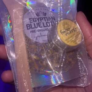 Triple Lotus Pre-ground Blend Egyptian Blue Lotus Sacred White Lotus ...