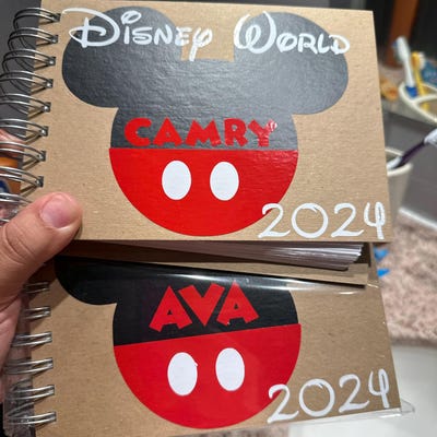 Disney Autograph Book Mickey Mouse Personalized Disney World Disneyland ...