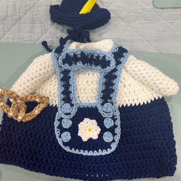 Tiger Goose Geese Outfit Lawn Goose Clothes Garden Statue Dress Patio ...