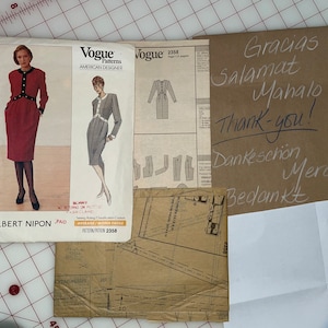 Uncut Vogue 2102 Sewing Pattern Vogue Wardrobe Size 12 - Etsy