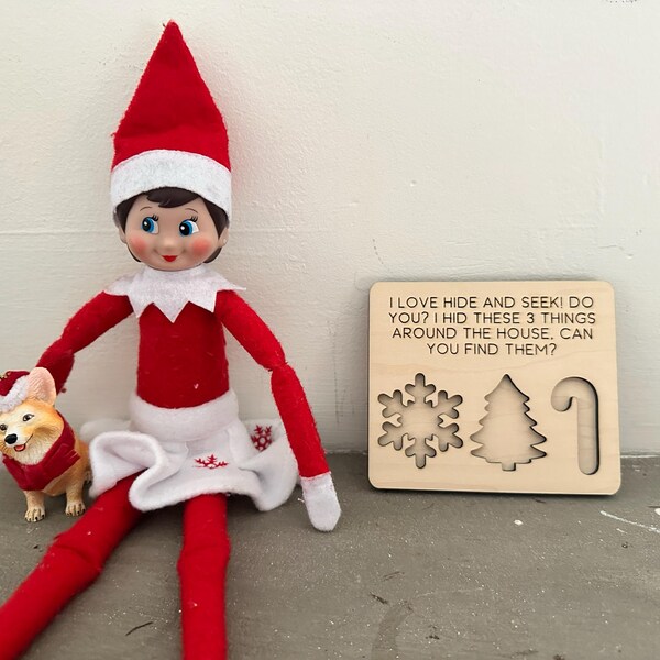Mini Elf Prop, Elf Scavenger Hunt, Elf Hide and Seek, Interactive Elf ...