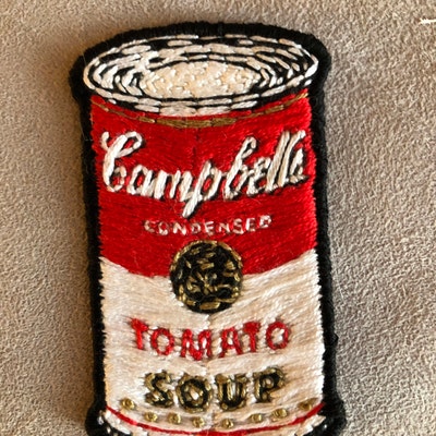 Andy Warhol Campbell's Soup Patch - Etsy