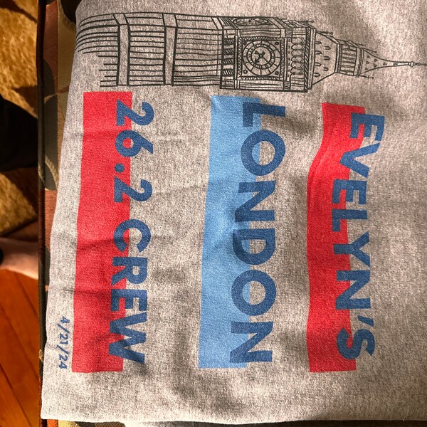 Custom Running Crew T-shirt, Family Matching Shirts, Group Spectator ...